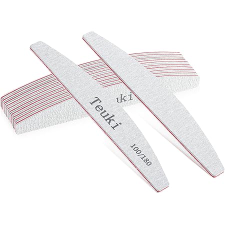 Amazon.com : 10 Pcs Rough Nail File 100/180 Grit, Heavy Duty Nail Files ...