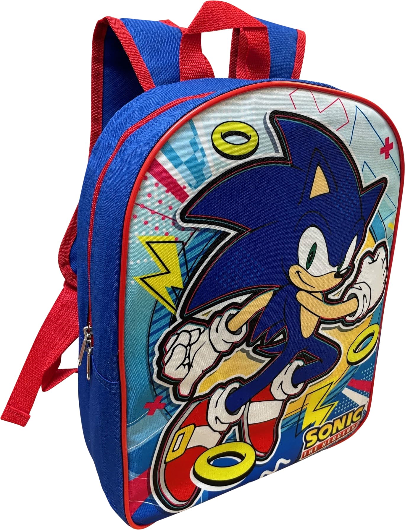 Amazon.com | Ruz Sonic The Hedgehog Kid's Licensed 15 Inch School ...
