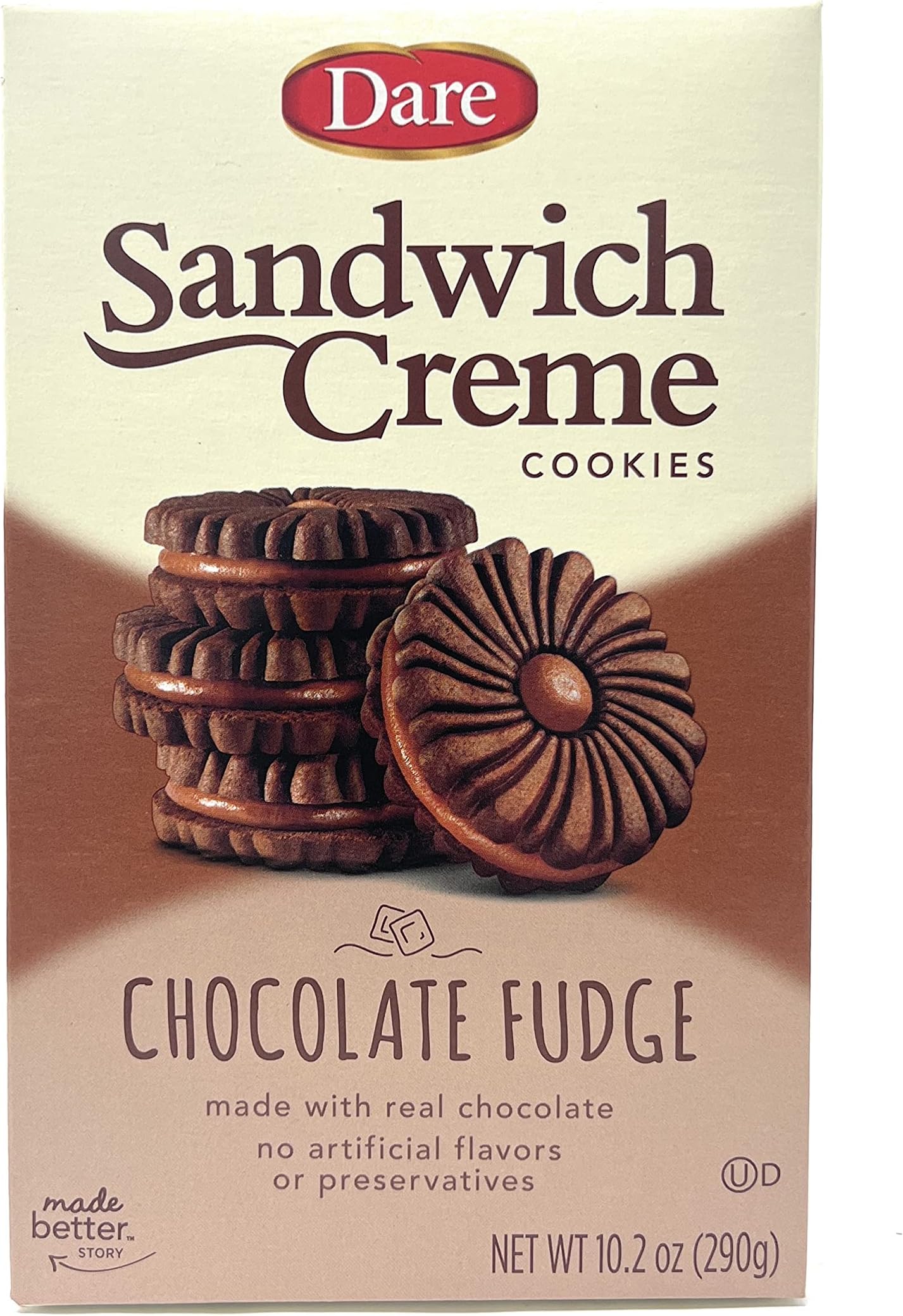 Amazon.com: Dare Cookies, Chocolate Cream, 10.2 oz