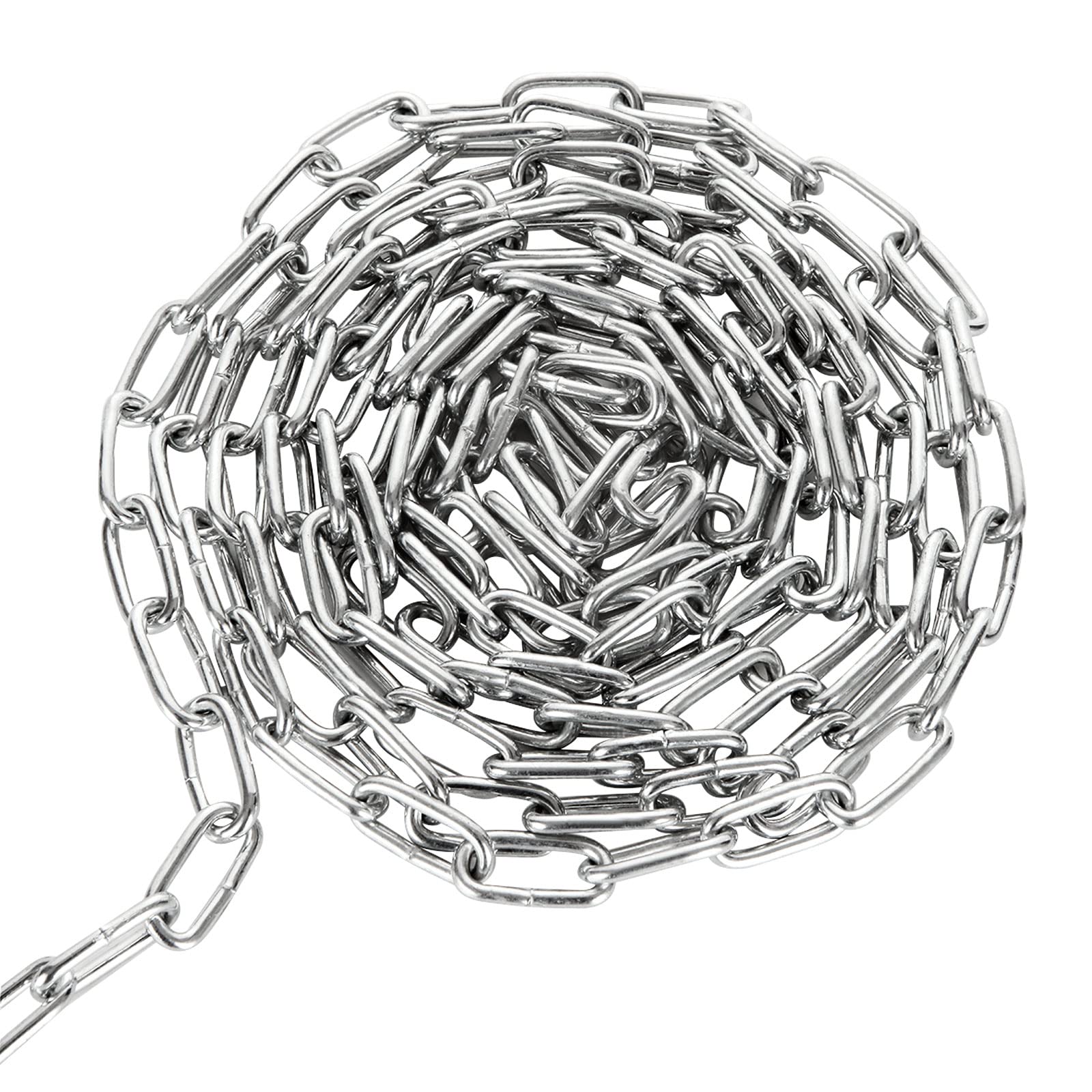 MIVIDE 3M Metal Chain, Heavy Duty Chain, 3mm Galvanised Chain Link for ...