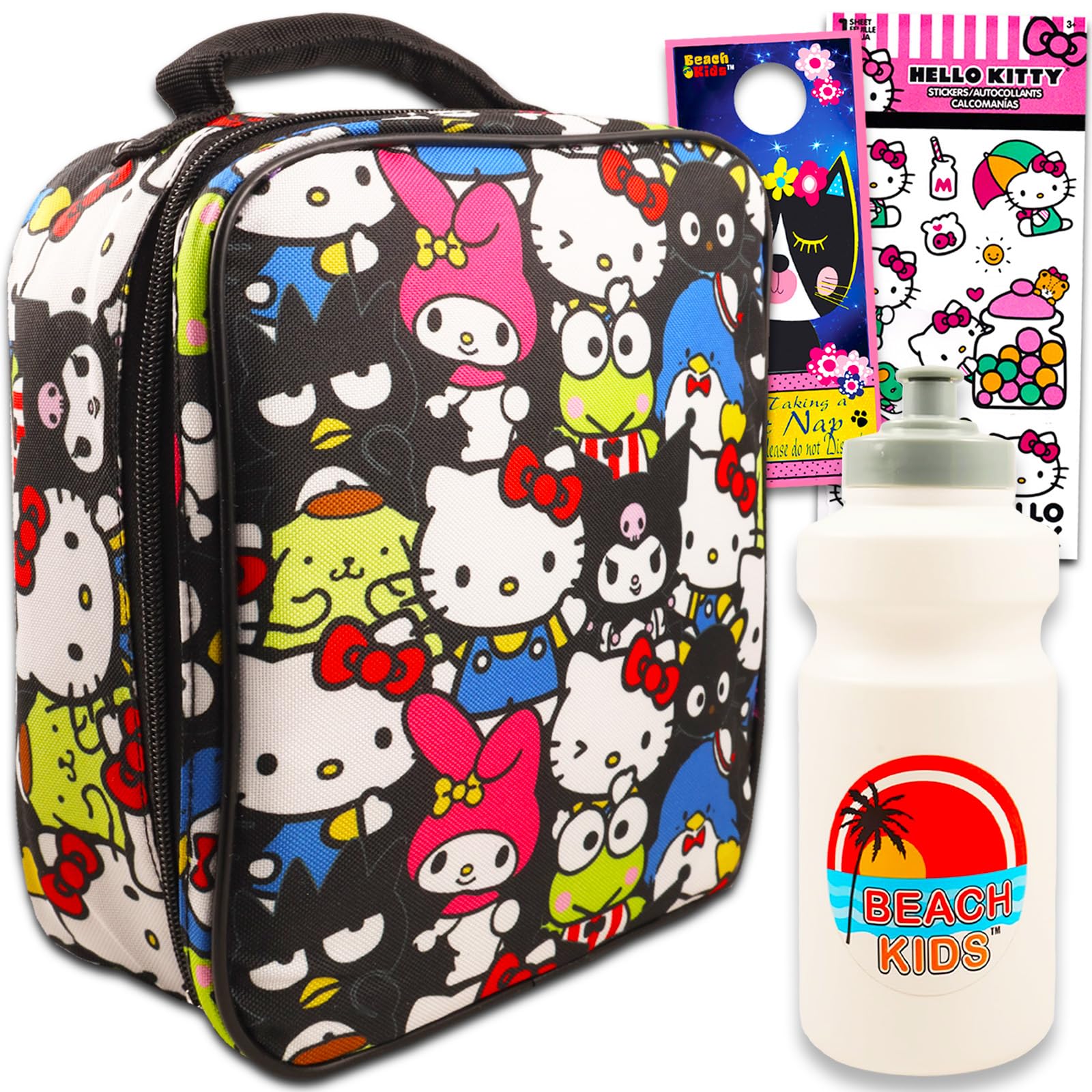 Amazon.com: Hello Kitty Lunch Box Set for Girls - Bundle with Hello ...