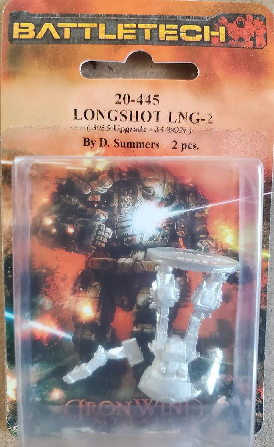 Amazon.com: BATTLETECH 20-445 Longshot LNG-2 : Toys & Games