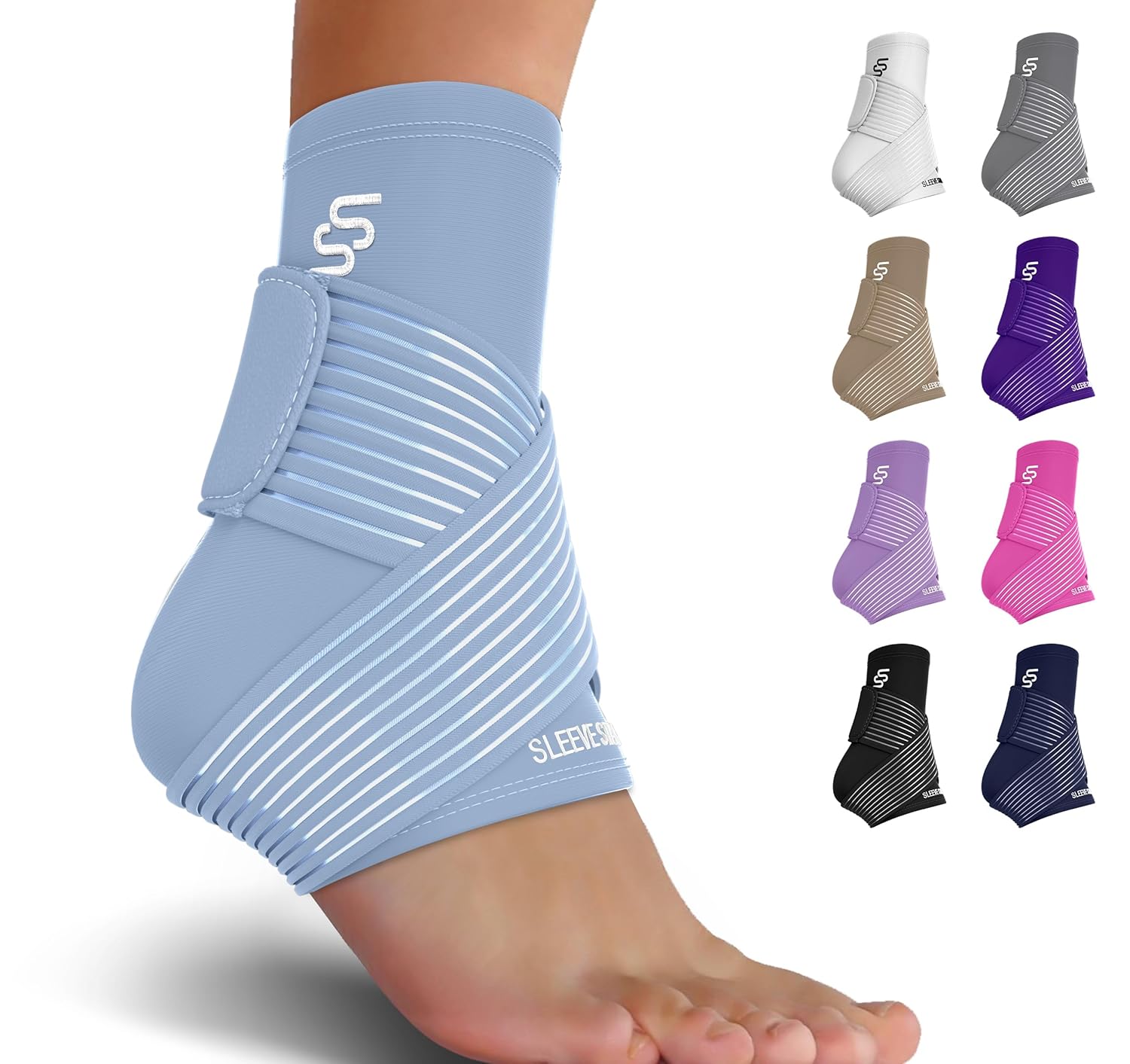 Sleeve Stars Ankle Brace for Sprained Ankle, Plantar Fasciitis Relief ...