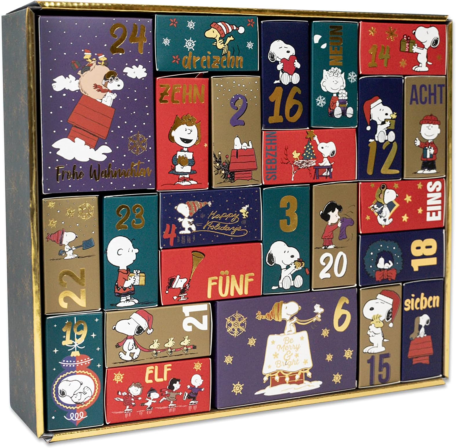 Spannende Peanuts Socken Adventskalender Ebenbild