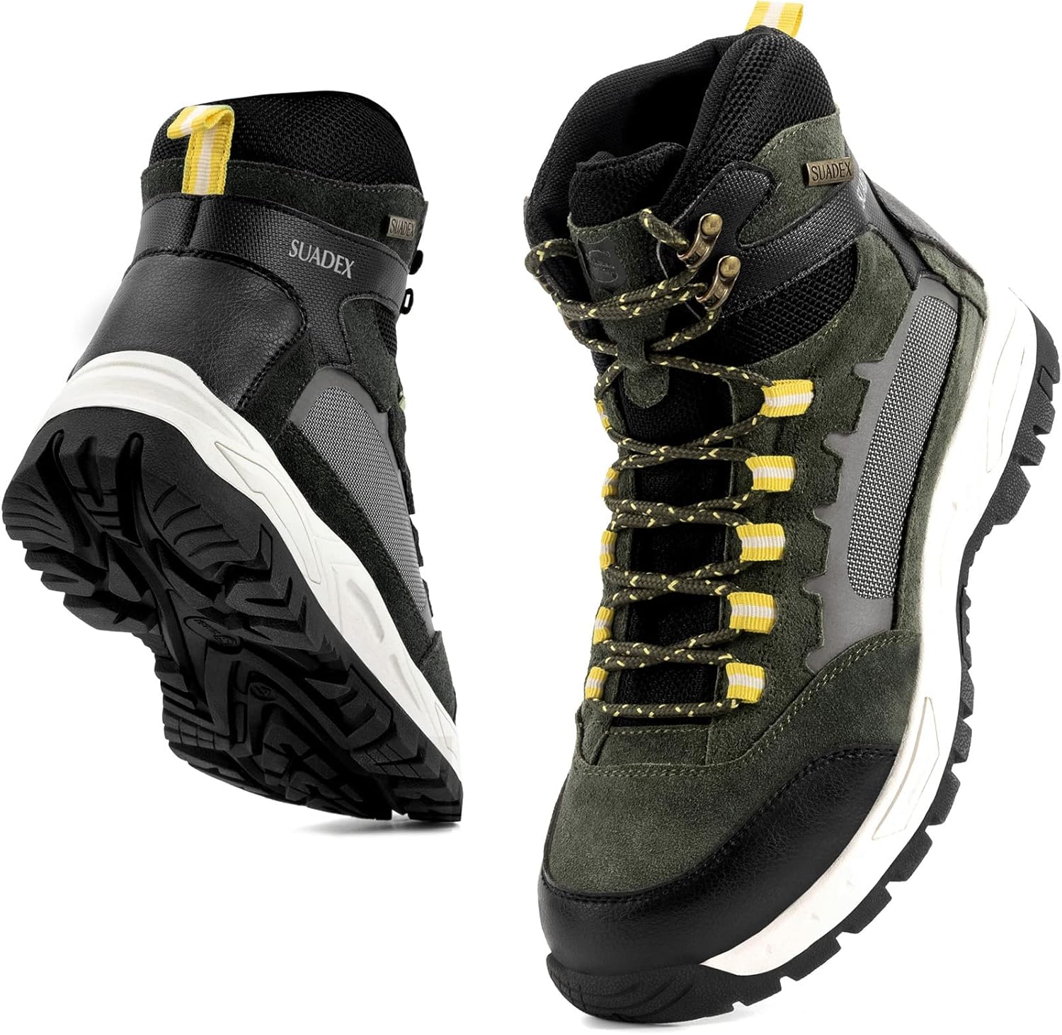 Amazon.com | SUADEX Steel Toe Boots for Men Women Slip-Resistant ...