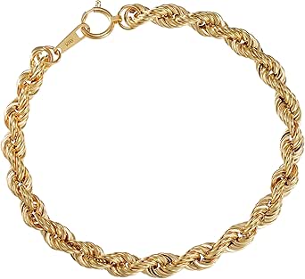 Amazon | [SPERANZA] K18 18金 ロープ アンクレット 5.4mm幅 選べる長さ 刻印入りゴールド チェーン サイズ 23cm | アンクレット 通販