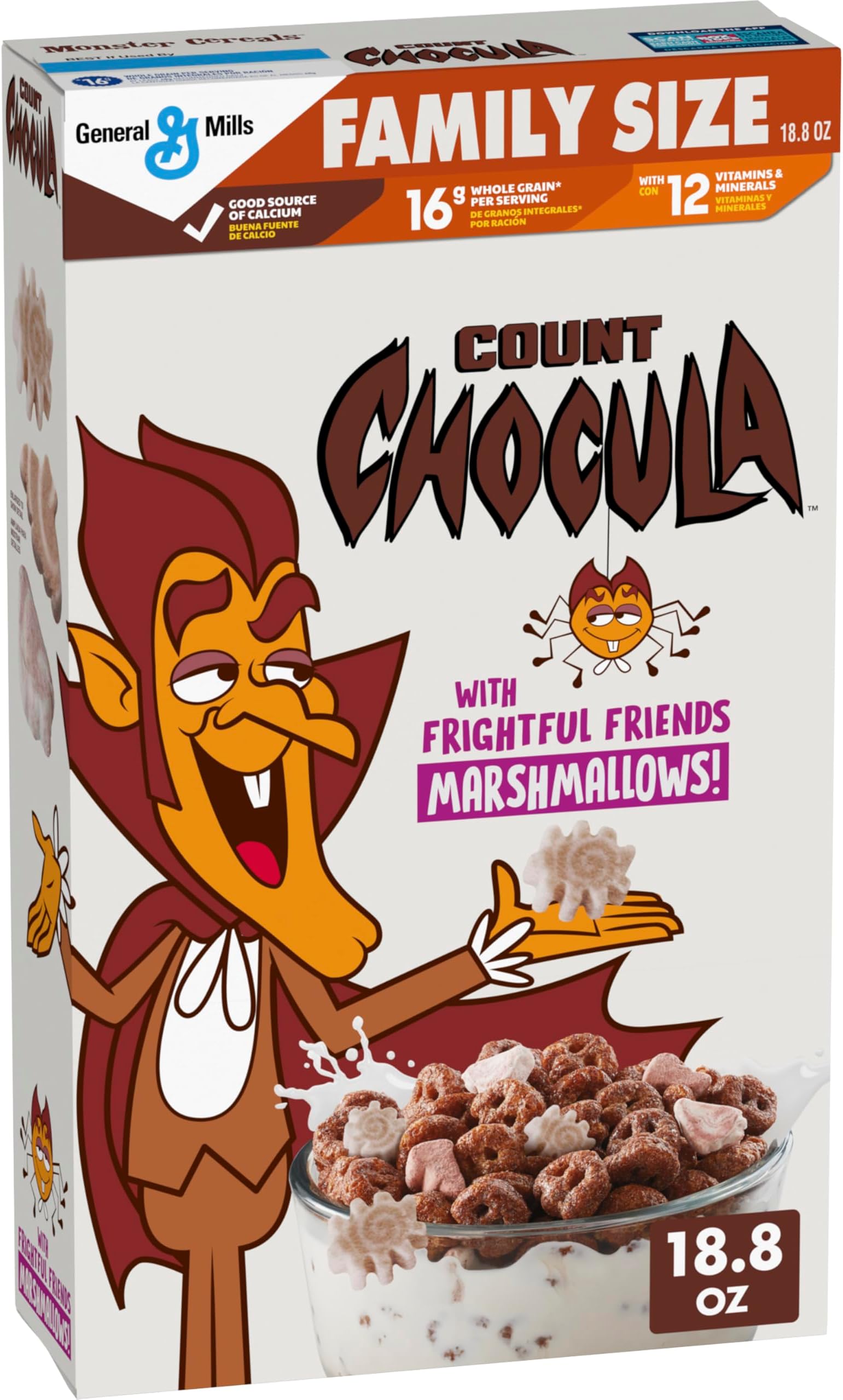 Amazon.com: Count Chocula Cereal with Monster Marshmallows, Kids ...
