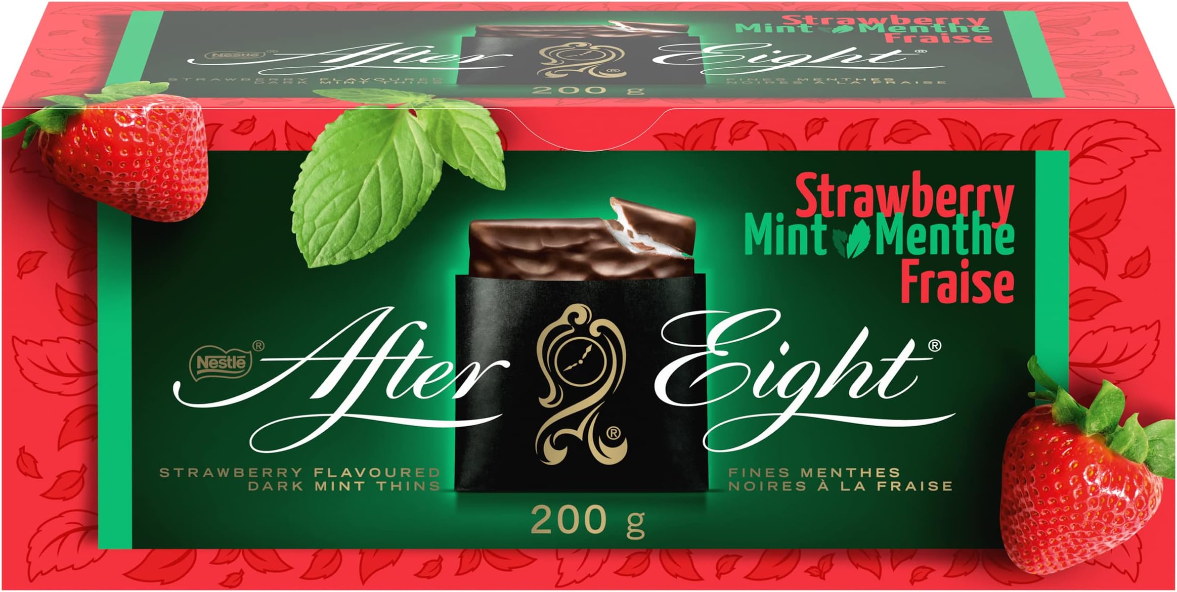 Amazon.com : AFTER EIGHT Strawberry Mint Carton 200 g : Grocery ...