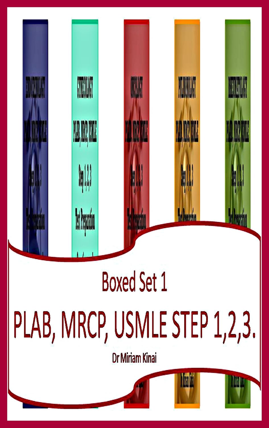 Boxed Set 1 PLAB, MRCP and USMLE Step 1, 2 and 3 Test Preparation ...