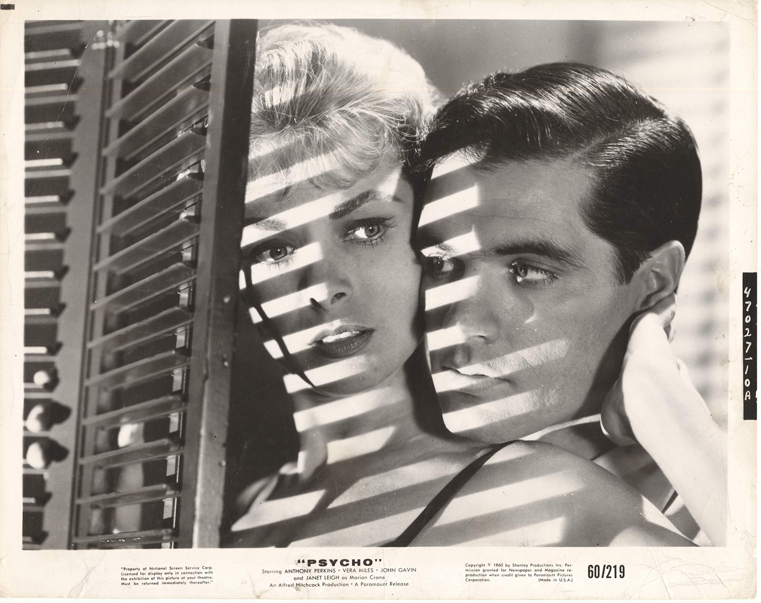 John Gavin Psycho Janet Leigh, Vera Miles, John Gavin / Psycho 1960