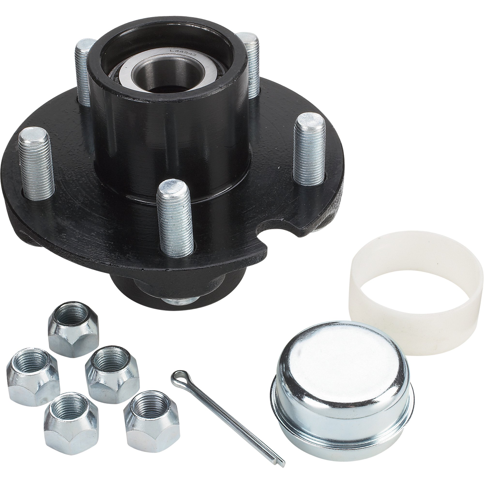 Trailer Hub Assembly On 4-1/2 Bolt Circle, 1,750lb Capacity, 55% OFF