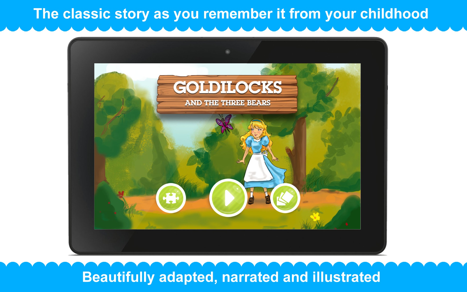 Goldilocks and the three bears - Narrated and illustrated storybook for ...