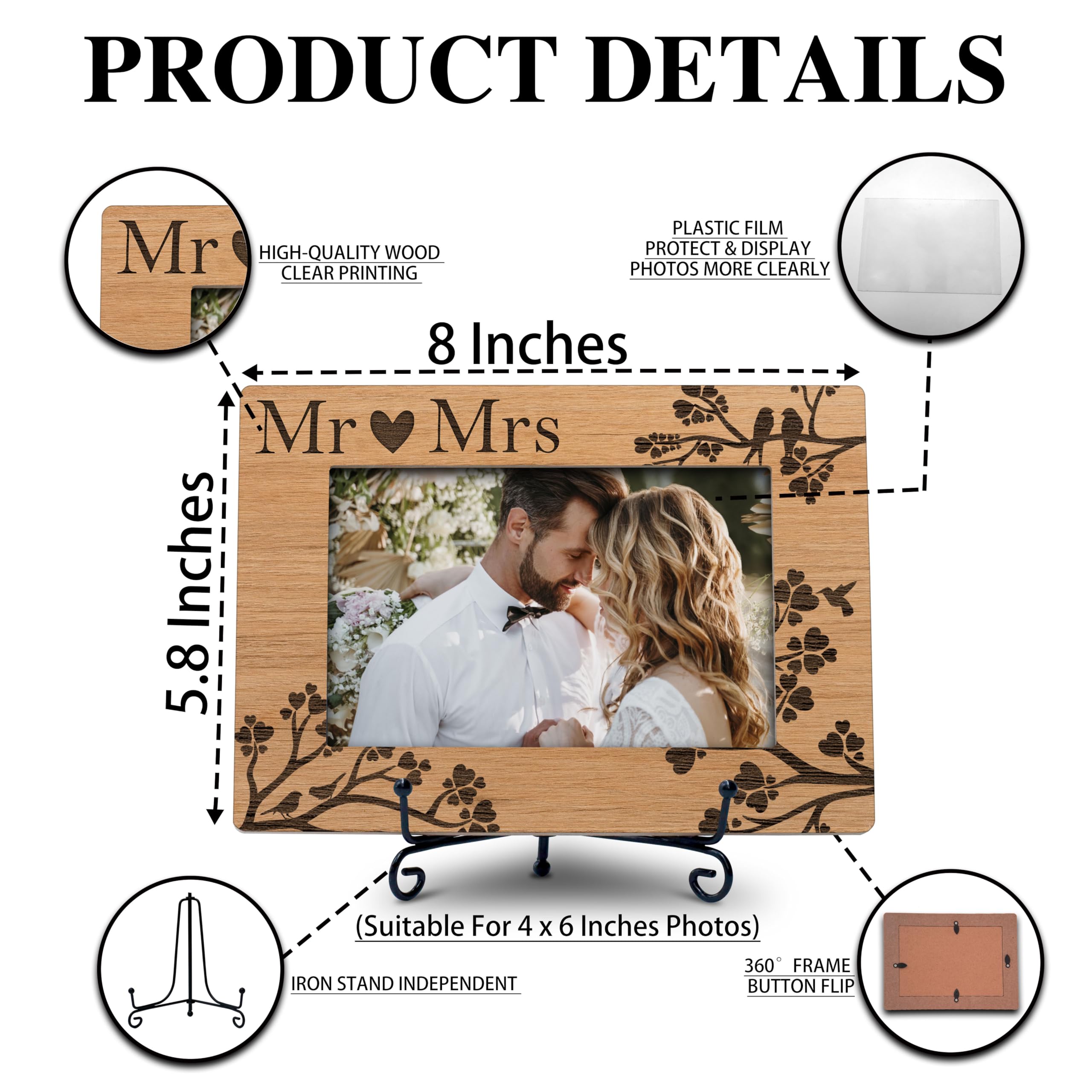 Marcos Para Regalos De Compromiso SRADMO Marco De Fotos De Compromiso,