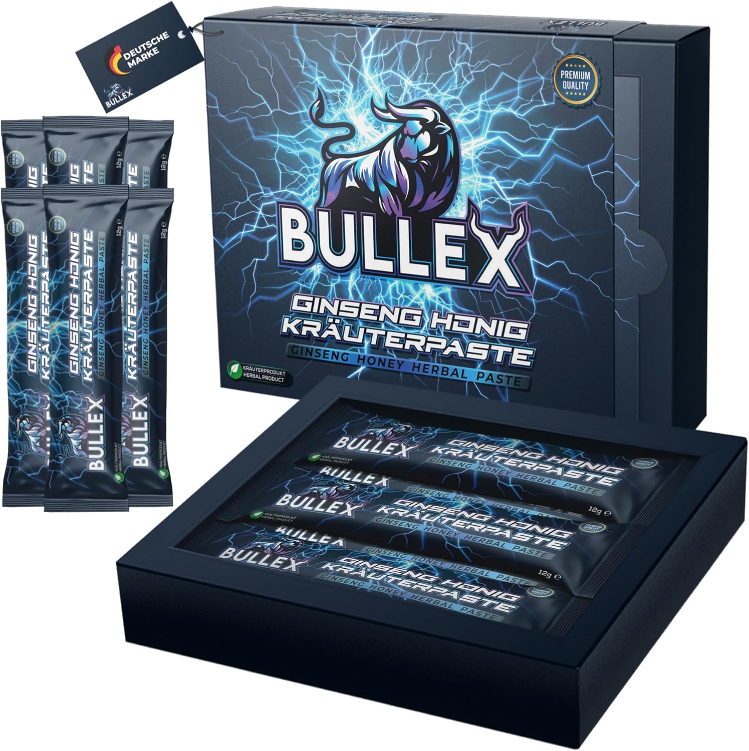 BULLEX Natürliches Präparat für Mann – Herbal Blend Paste Extra Stark ...