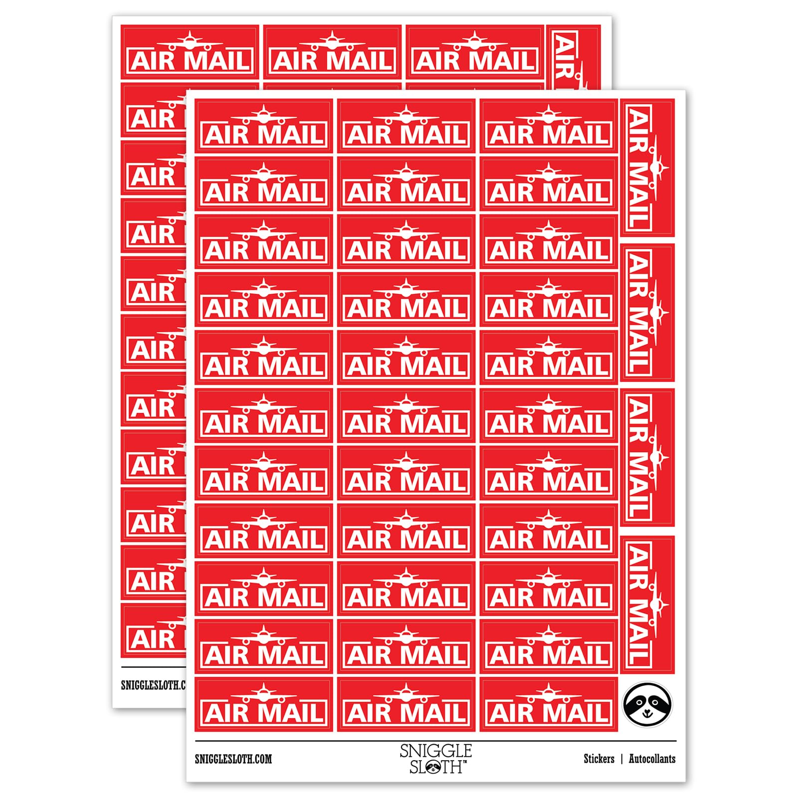 Amazon.com: Air Mail with Airplane Sticker Pack - Matte Finish - Small ...