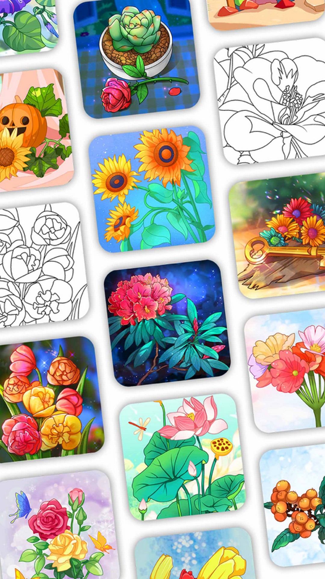 Color Touch - Color By Number : Relaxing Art Experience! - App on ...