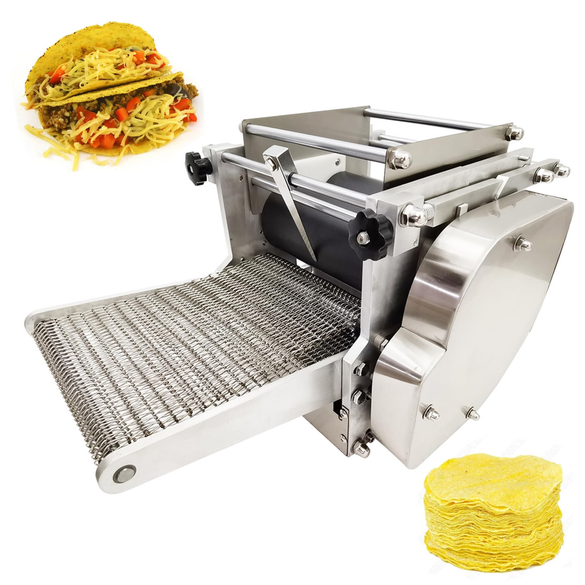 Amazon.com: Yokoma Commercial Tortilla Machine Corn Tortilla Making ...