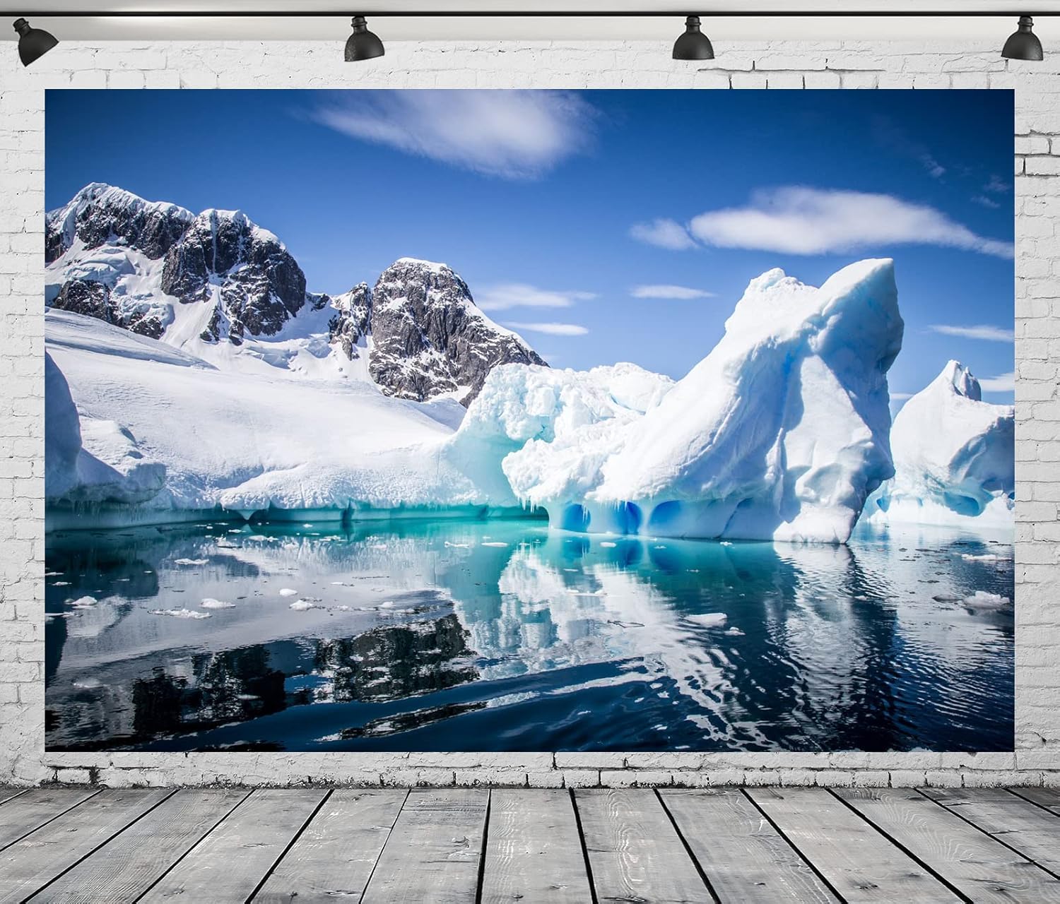 Amazon.com : CORFOTO 7x5ft Fabric Antarctica Backdrop Polar Region ...