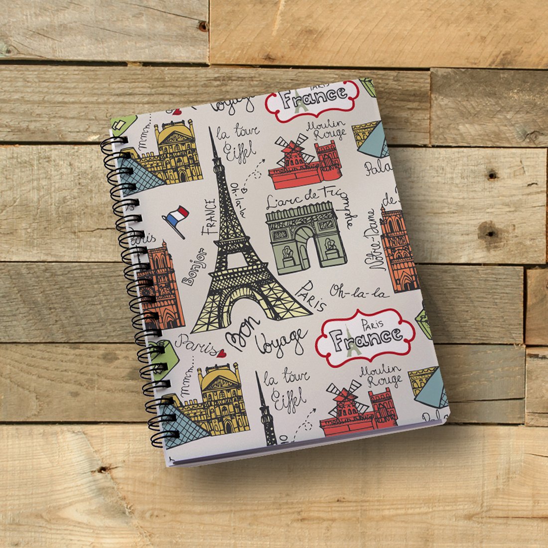 100Yellow® Wirebound Spiral Ruled Diary Notebook |Size : A5 Paper | 80 ...