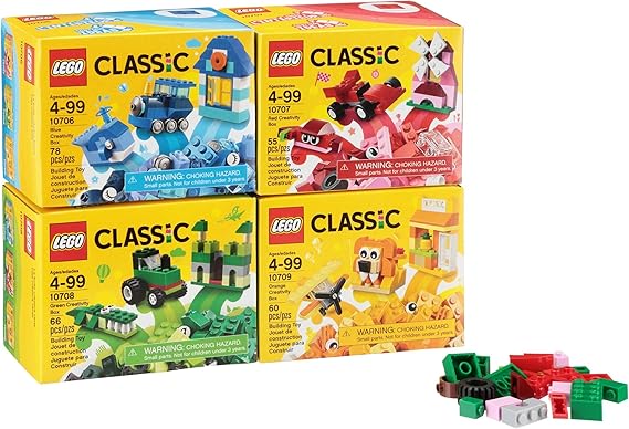 Amazon.com: LEGO Classic Quad Pack 66554 Building Kit : Toys & Games