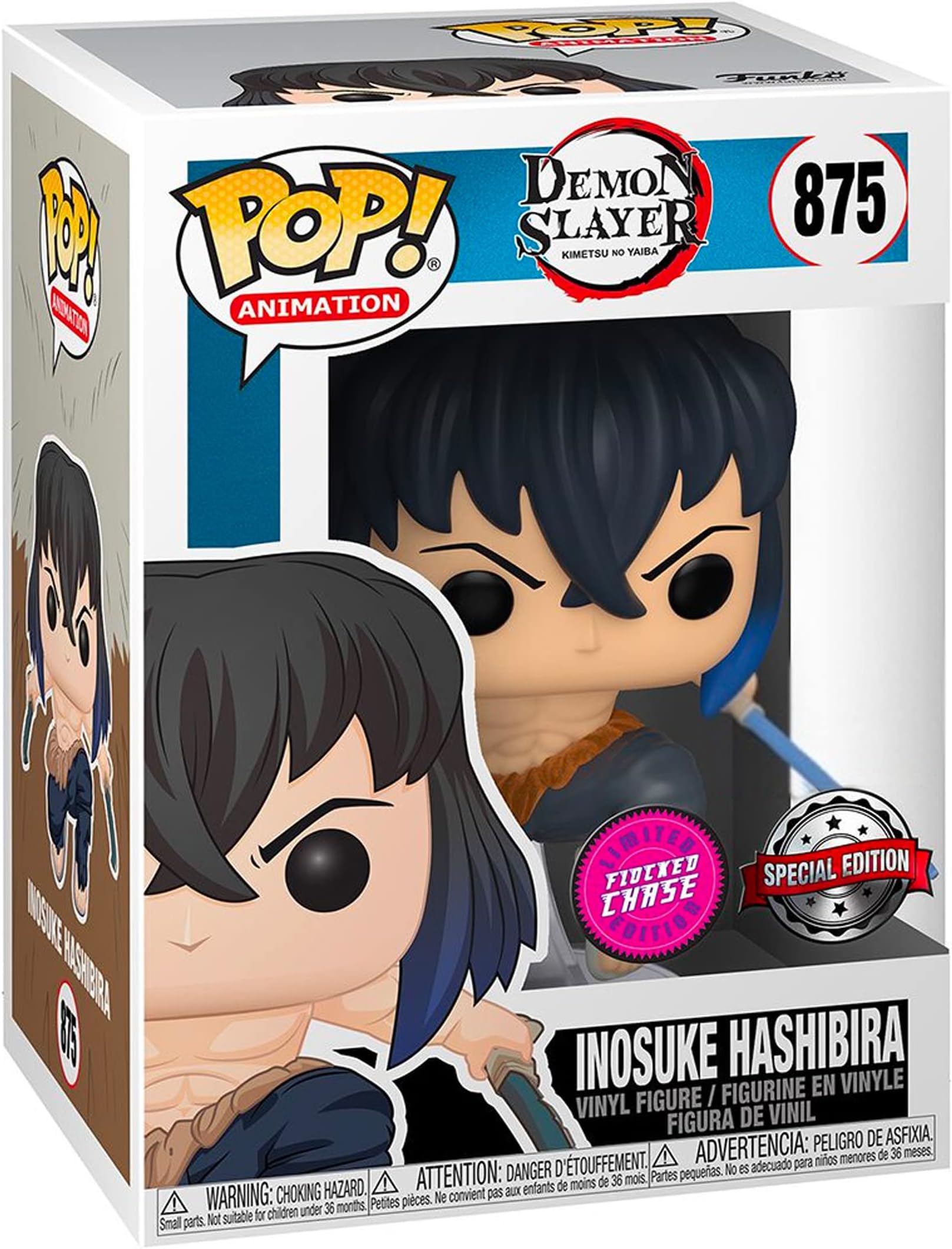 Amazon.com: Sliding Monkey Funko Pop! Animation: Demon Slayer - Inosuke ...