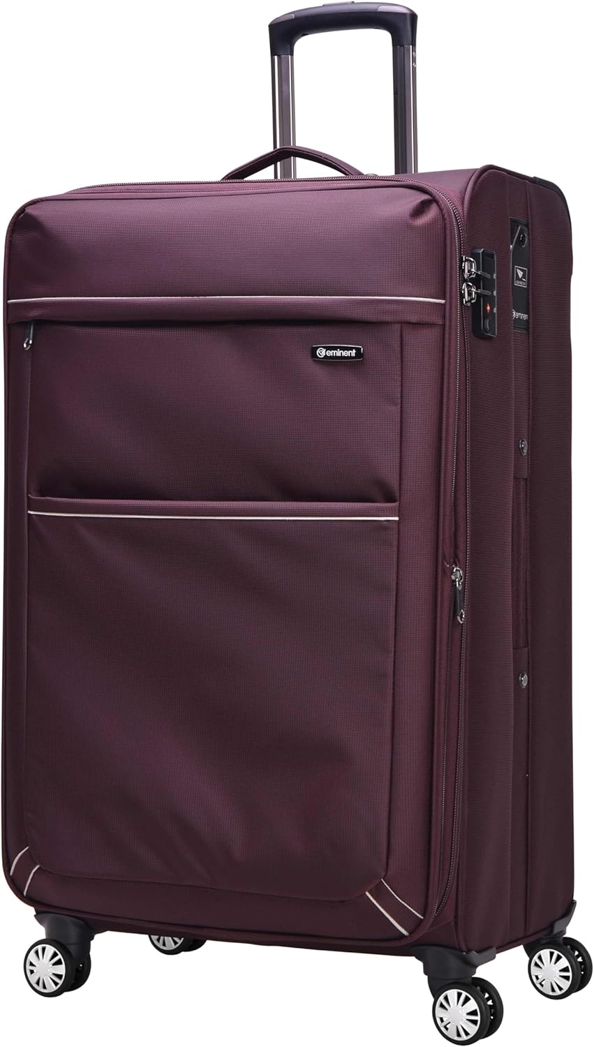 Eminent Expandable Luggage Trolley Bag Soft Suitcase for Unisex Travel ...