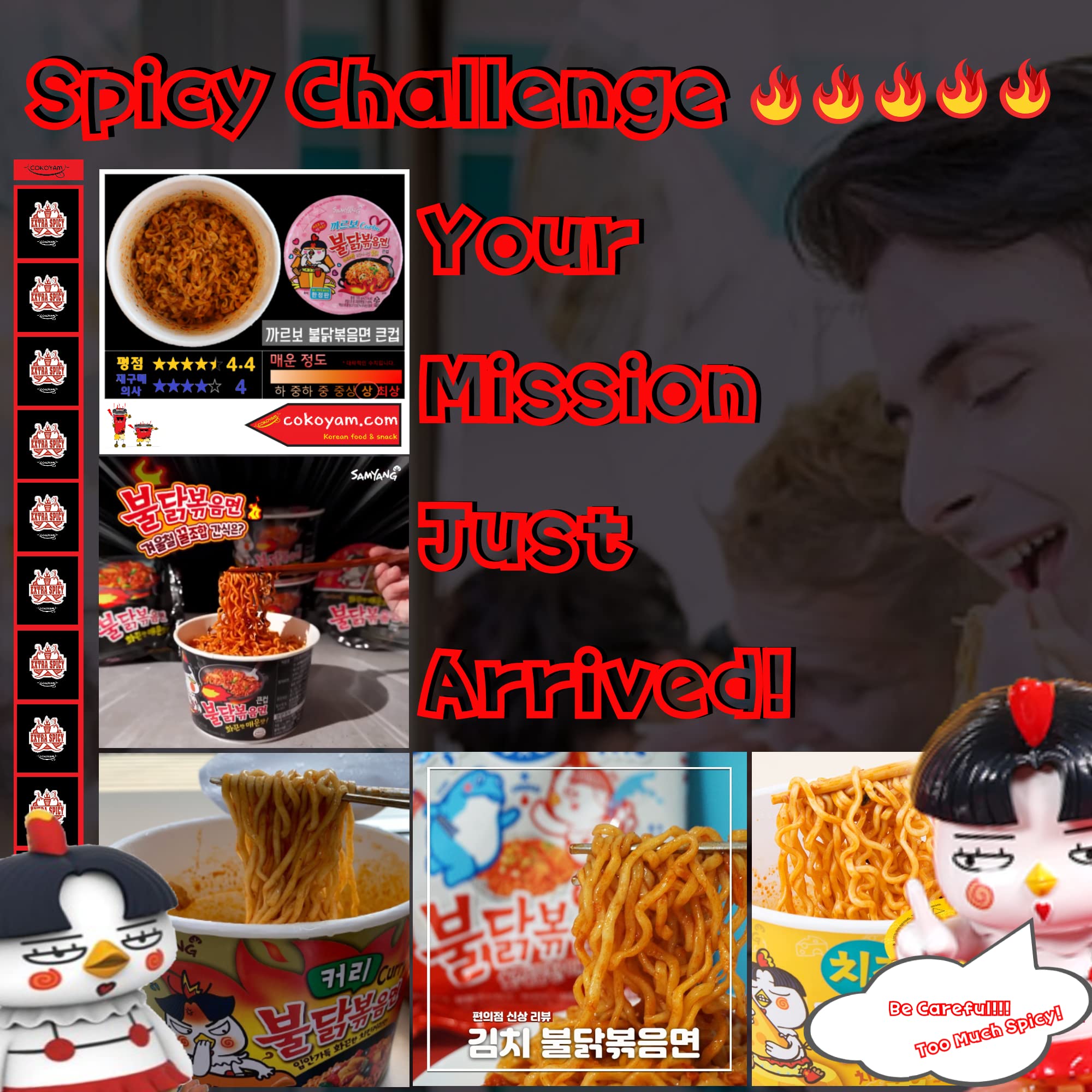 Ladies Wide Width Shoes Samyang Carbo Spicy Chicken Fried Cup Noodles ...