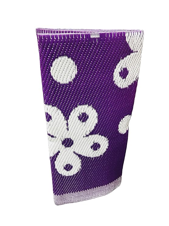 Buy BAMBOO ROOTS GLOBAL BRG Plastic Floor Mat 5x7 Feet | Reversible, Foldable & Waterproof ...