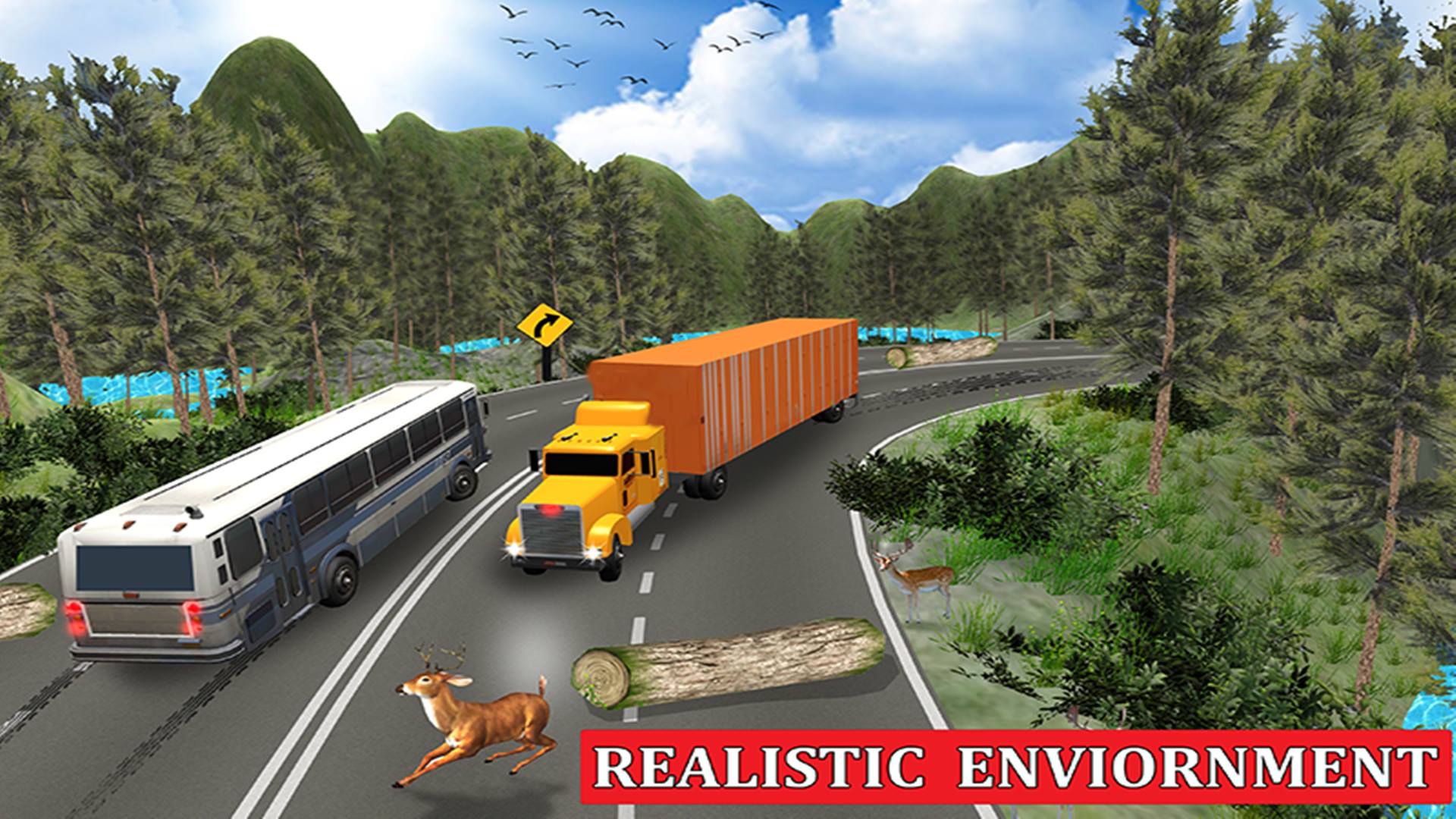 Off-Road Wood Truck Cargo Transport: Euro Tour - App on Amazon Appstore