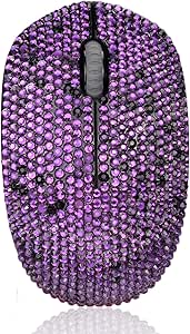 Amazon.com: Bling Sparkle Crystal Rhinestone 2.4G Wireless Computer ...