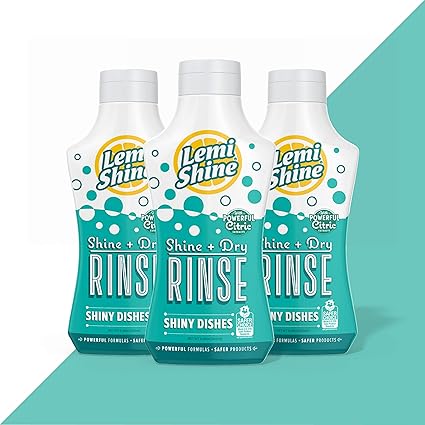 Amazon.com: Lemi Shine - Shine + Dry Natural Dishwasher Rinse Aid, Hard ...