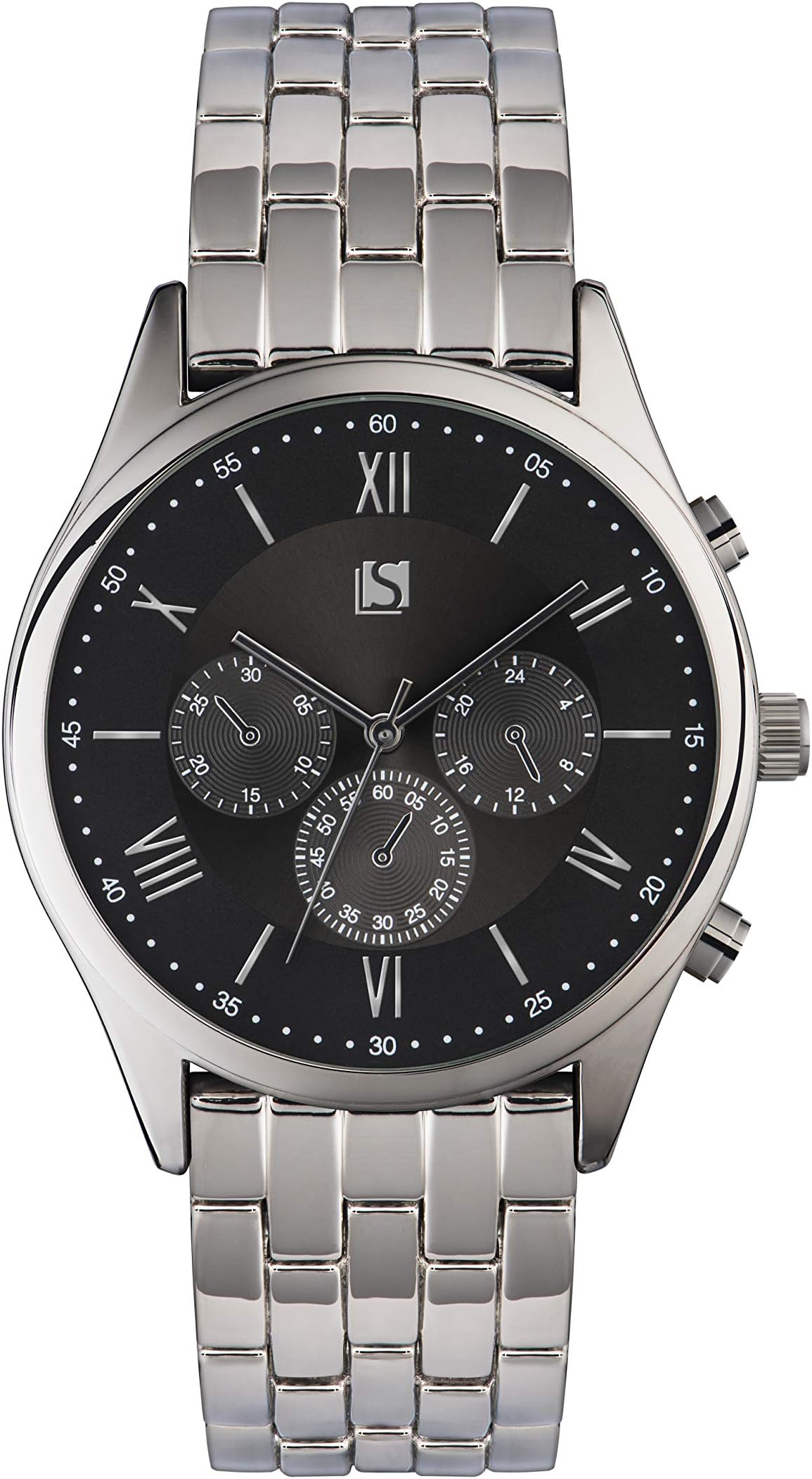 Spirit Mens Analogue Classic Quartz Watch with Stainless Steel Strap ...