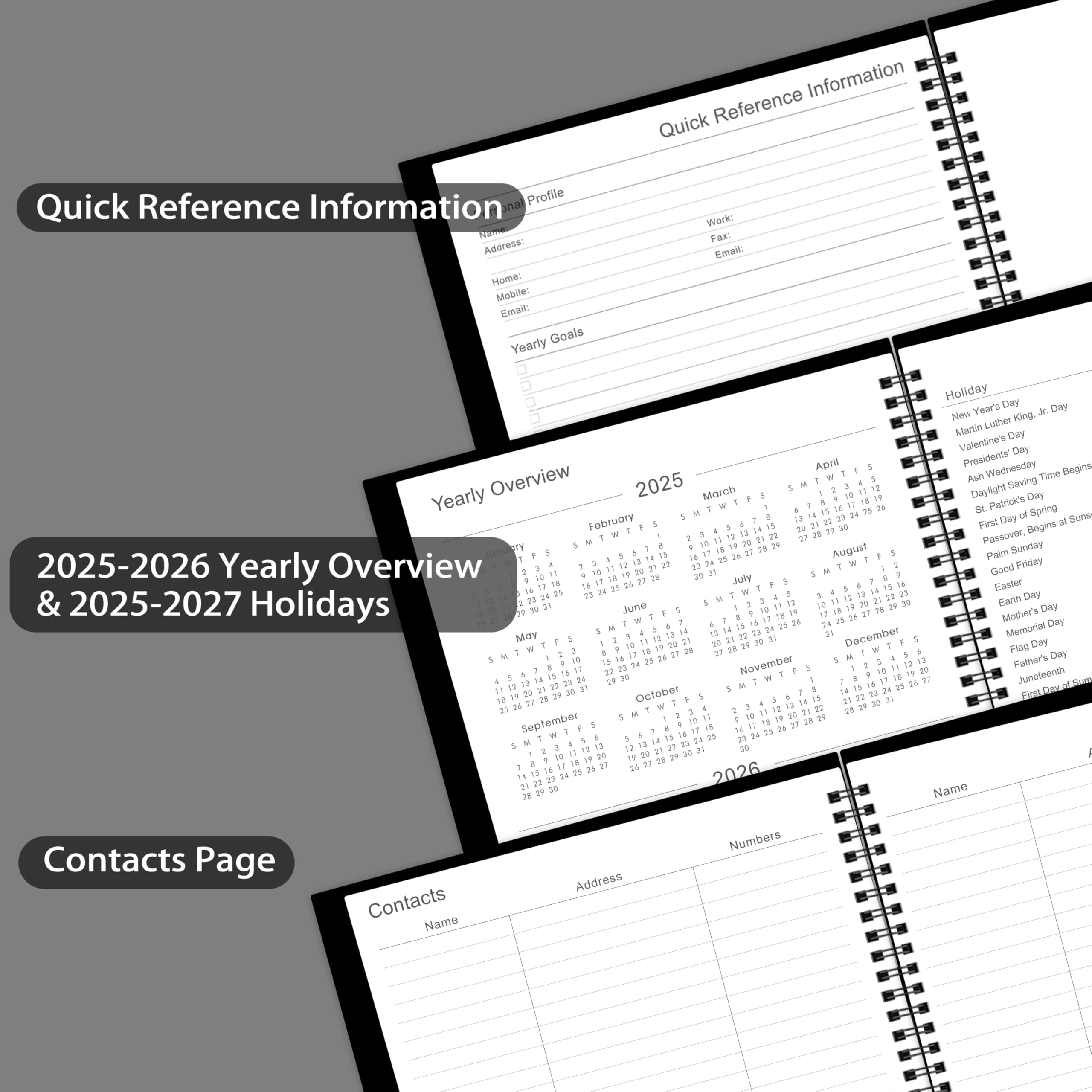 Snapklik.com : Planner 2025-2026 - July 2025 - June 2026, 8.9" X 11.5 ...