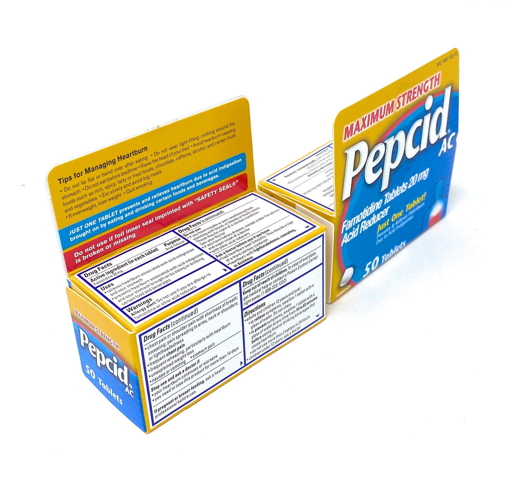 Pepcid AC UK Maximum Strength Heartburn Relief Tablets, 51% OFF