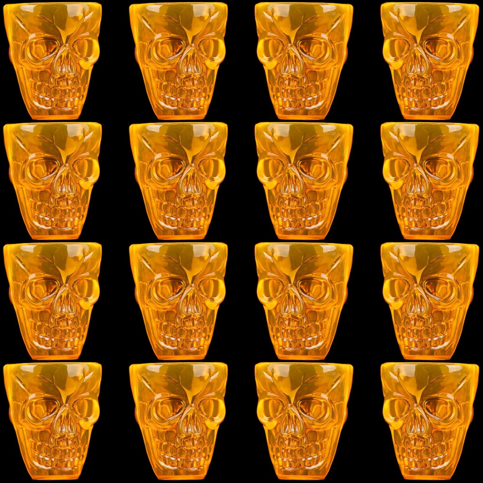 saijer Skull Shot Glasses, Halloween Shot Glasses 55ml Skull Glass Set Skull Glasses Drinking ...