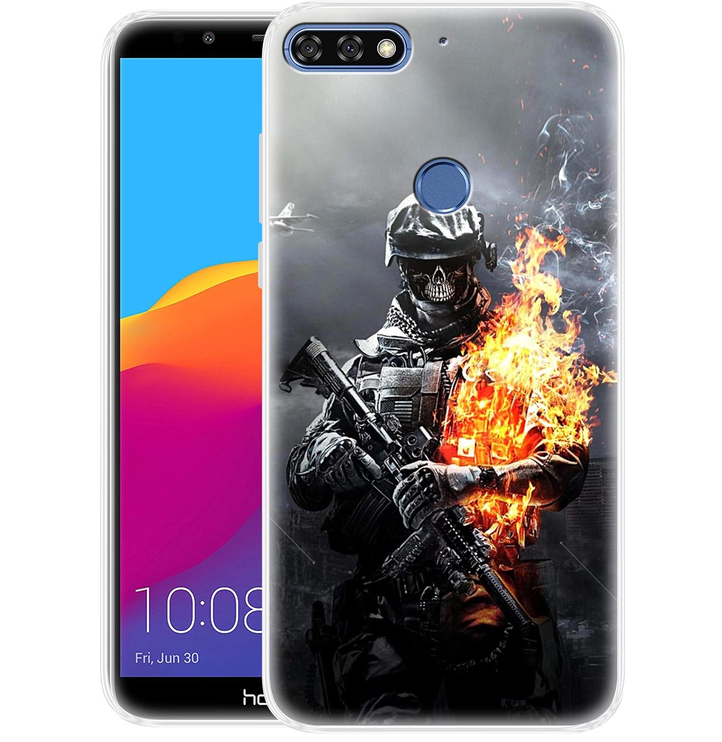 Fashionury Honor 7C Back Cover with Full Proof Protection, Stylish ...