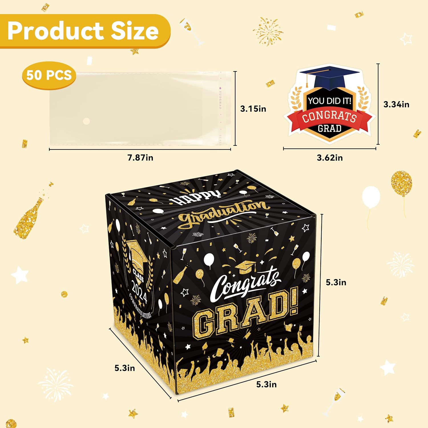 Graduation Exploding Box Card