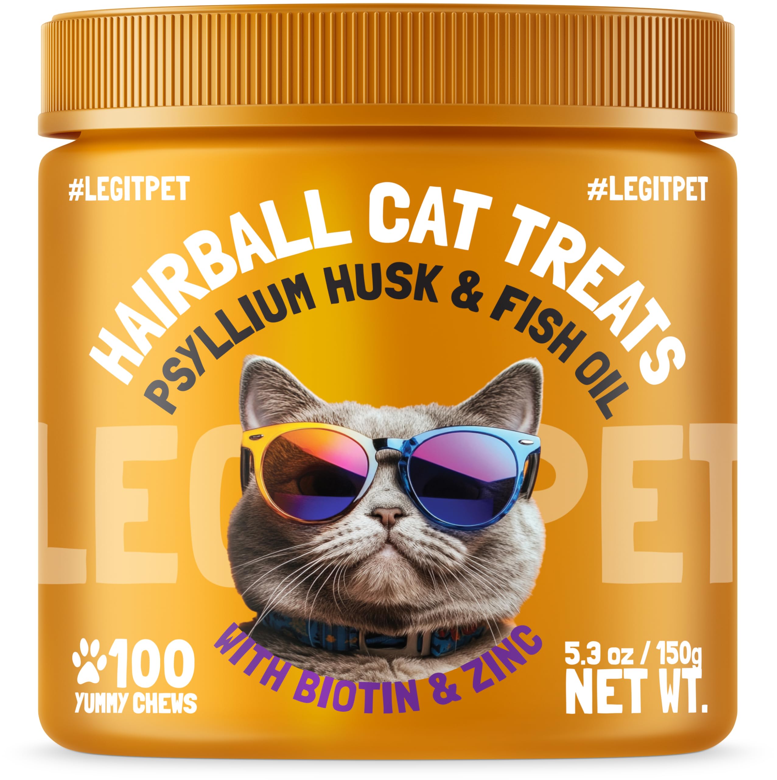 Cat Hairball Liquid Supplement Liquid Drops - Digestive Support With ...