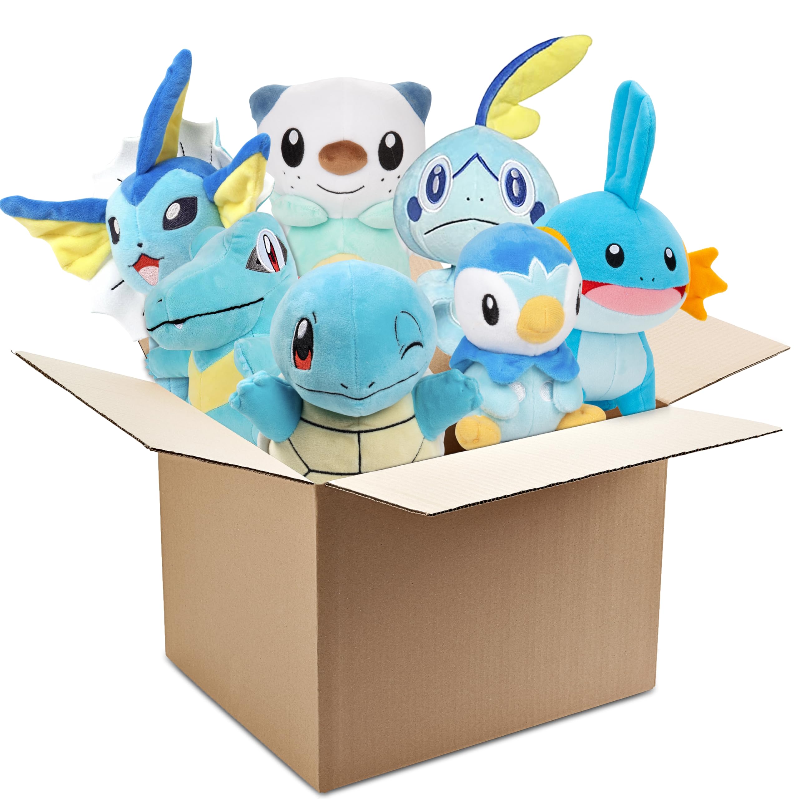 Pokemon Water Type 8 Plush Mystery Blind Box 3 Pack | Desertcart Sri Lanka