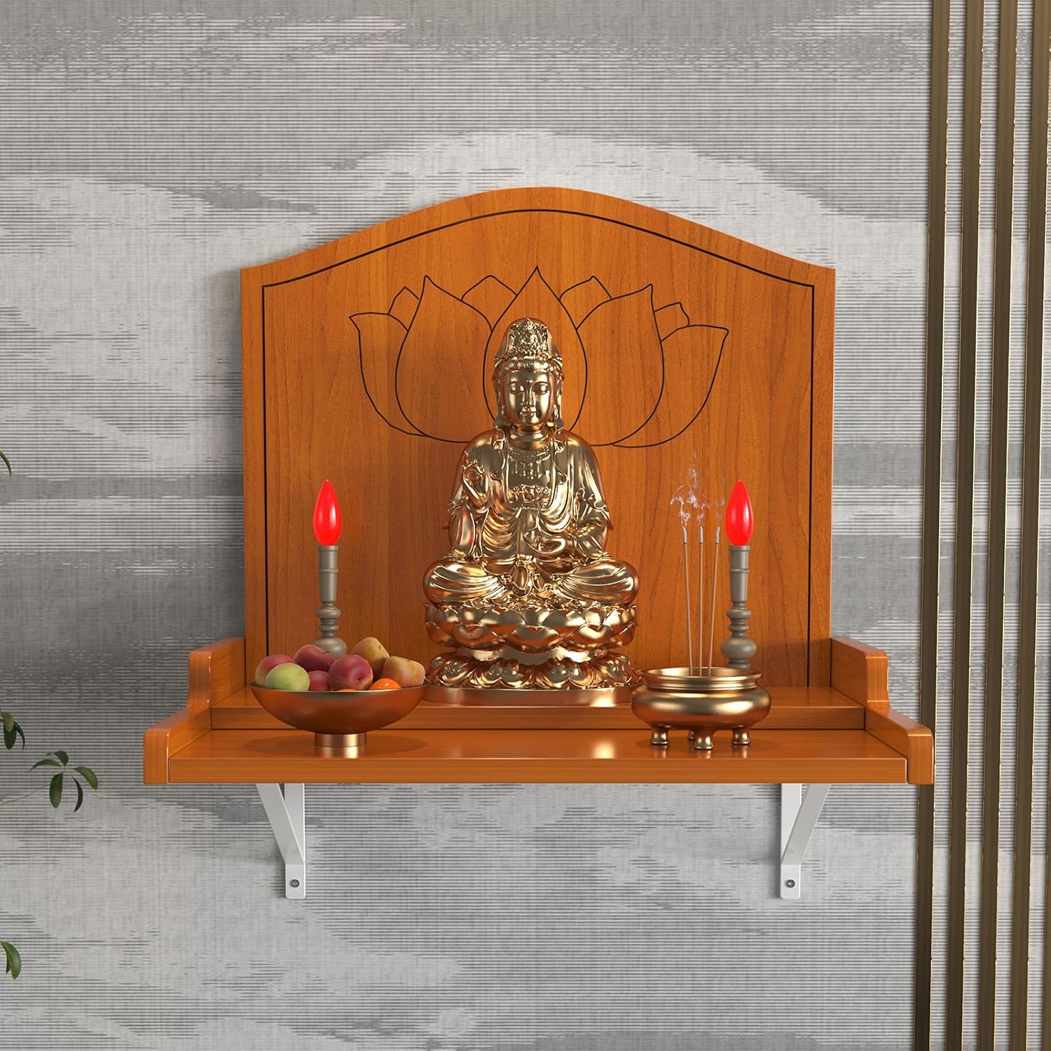 Amazon.com: Wall-mounted Personal Shrine Altar Table Prayer Altar ...