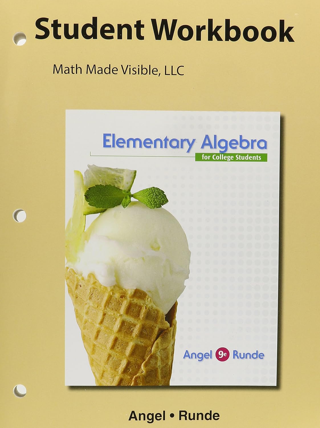 Student Workbook for Elementary Algebra for College Students: Angel ...