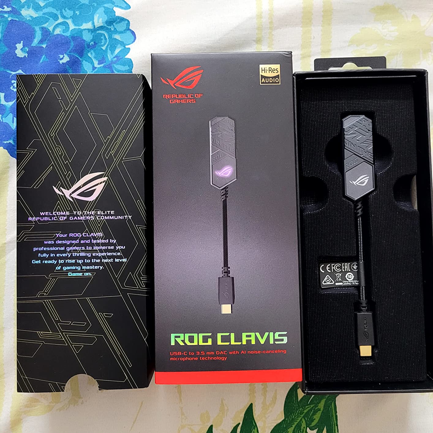 Buy ASUS ROG Clavis USB-C Gaming DAC (ESS 9281 Quad DAC Amplifier, AI ...