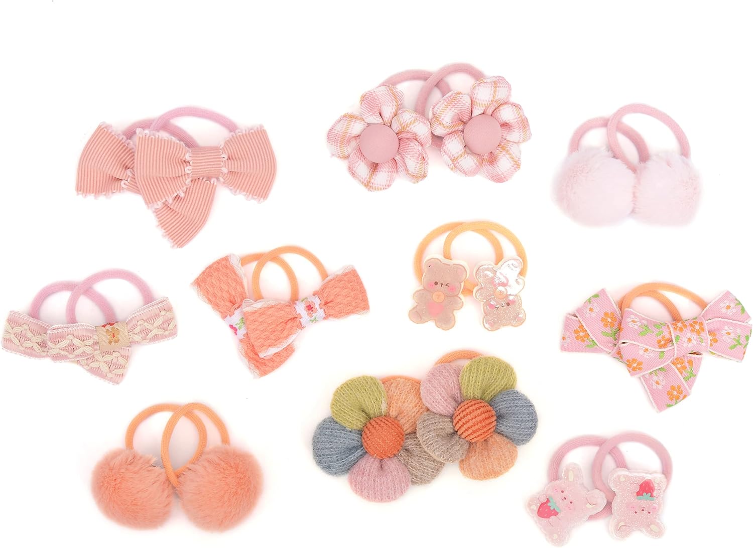 Amazon.co.jp: BIANHUAN ヘアゴム こども 子供 キッズ リボン 女の子 フラワー ヘアゴム おしゃれ かわいい ゴム 髪 ベビー へあアクセサリー 赤ちゃん へあゴム 髪 ...