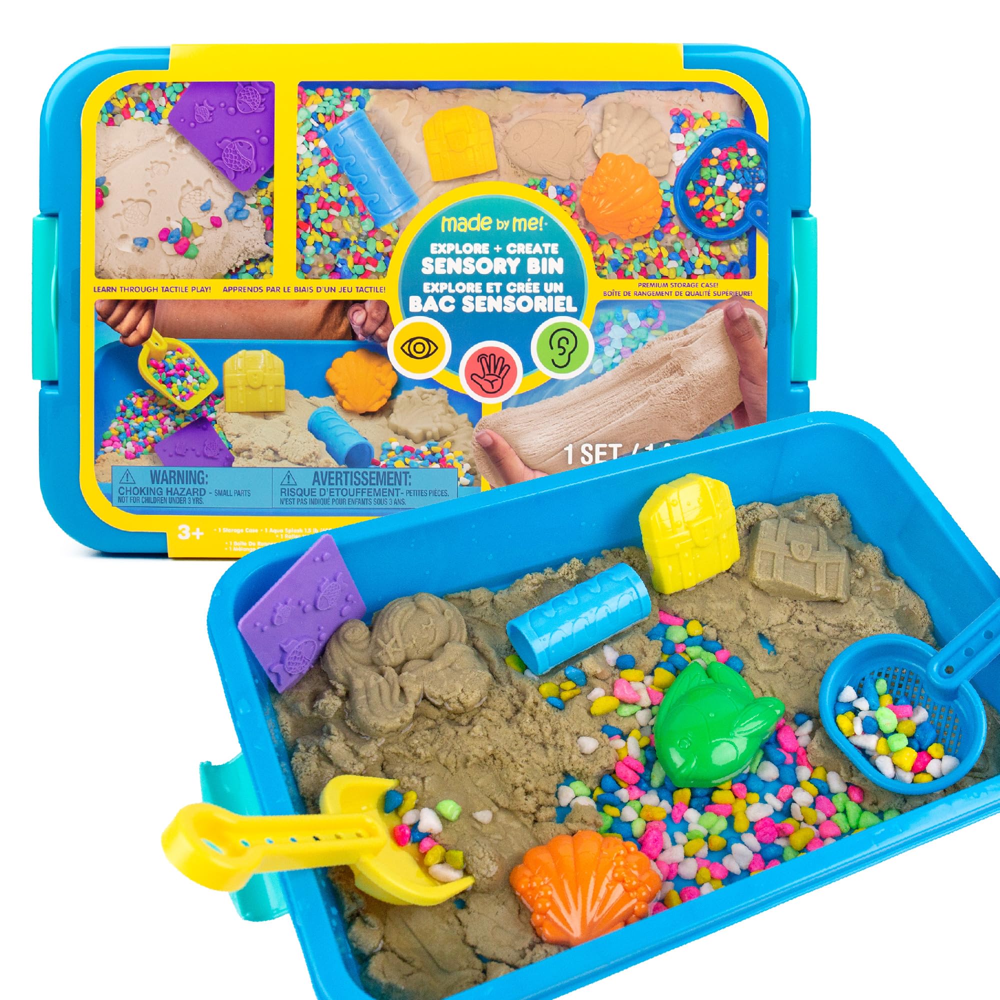 Amazon.com: Made By Me Explore + Create Sea Life Sensory Bin, Includes ...