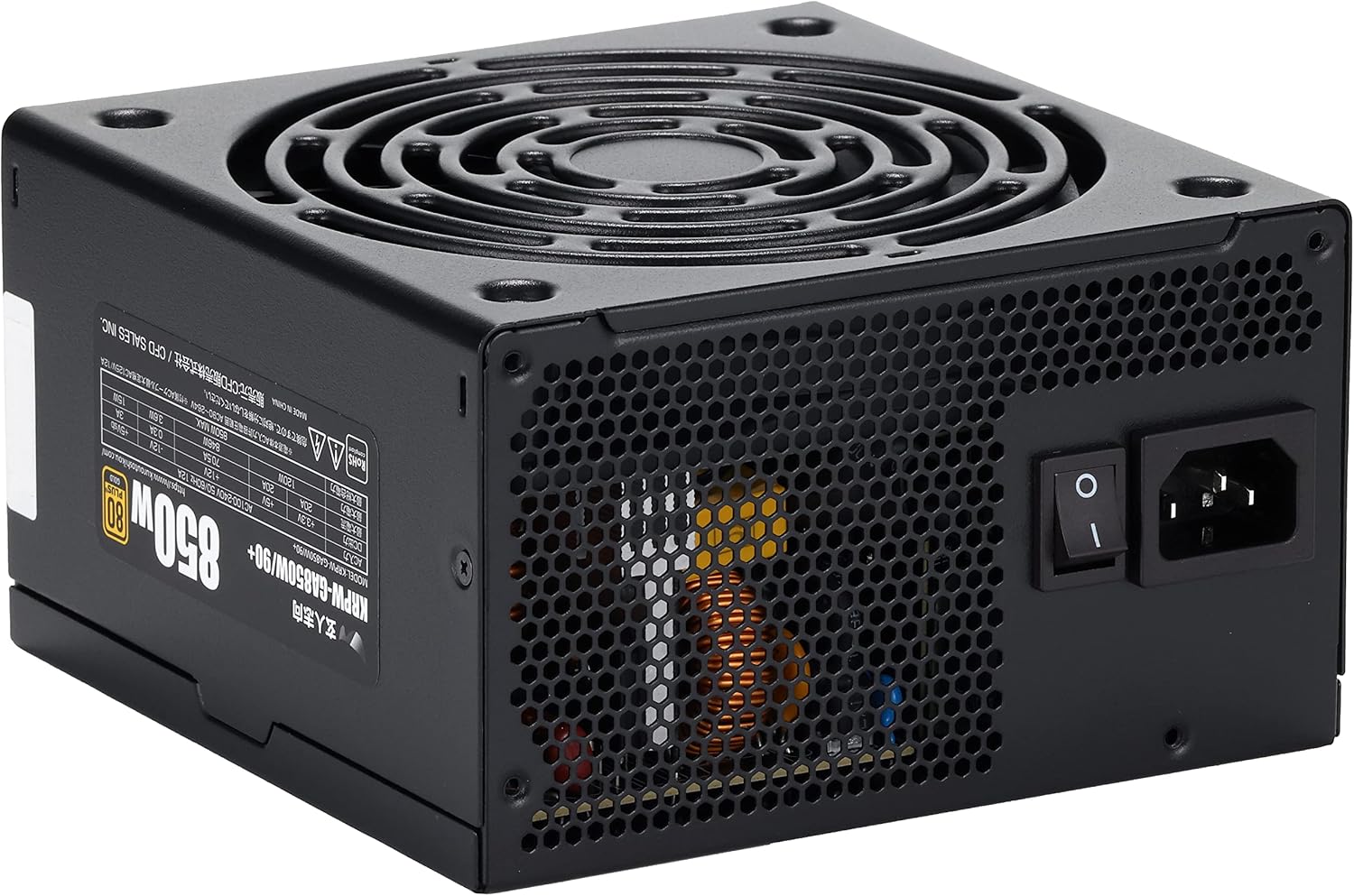 玄人志向 80Plus GOLD 850W ATX 電源 ユニット フルプラグイン セミファンレス KRPW-GA850W 90 直営限定アウトレット