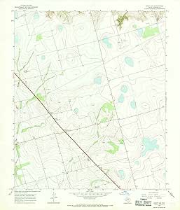 Amazon.com: Texas Maps - 1966 Knott, TX - USGS Historical Topographic ...