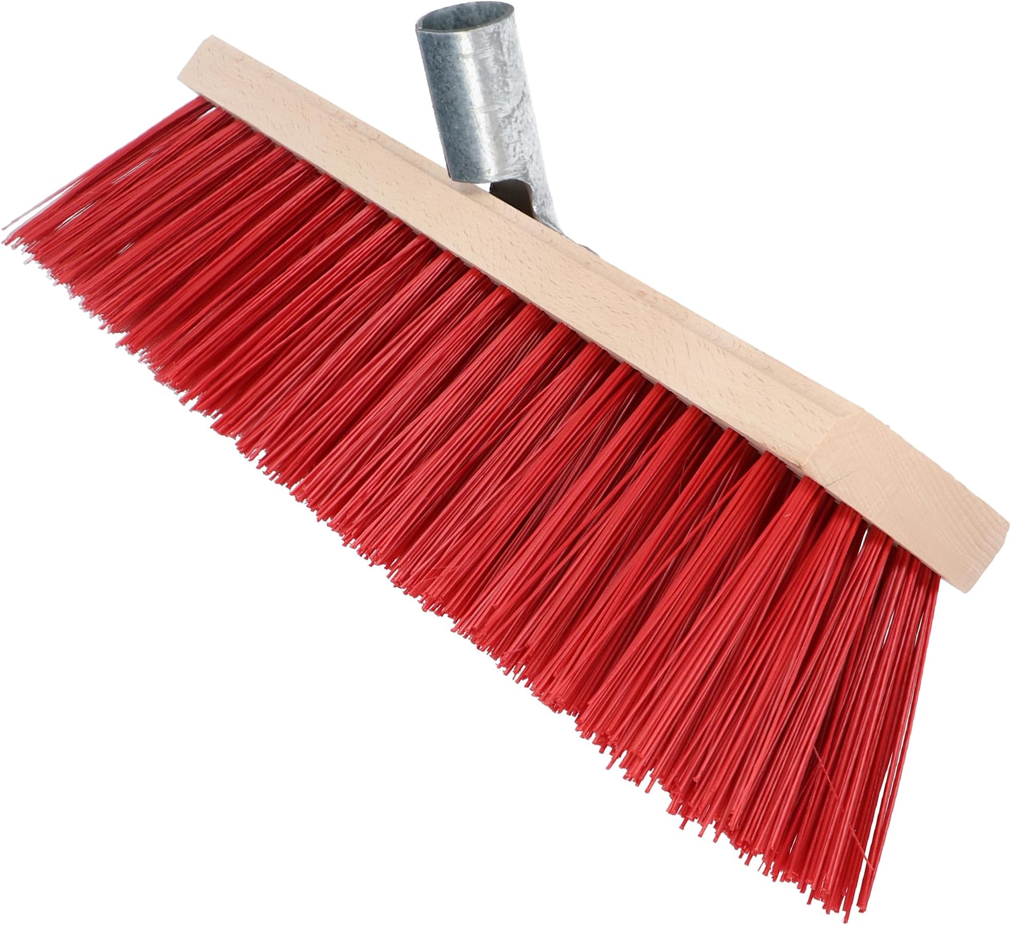 Newman and Cole 12" Wooden Broom Head with Synthetic Hard PVC Bristle ...