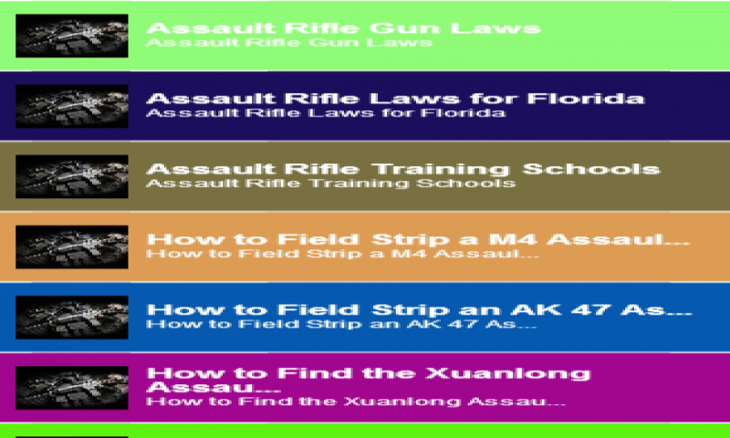 Assault rifle - App on Amazon Appstore