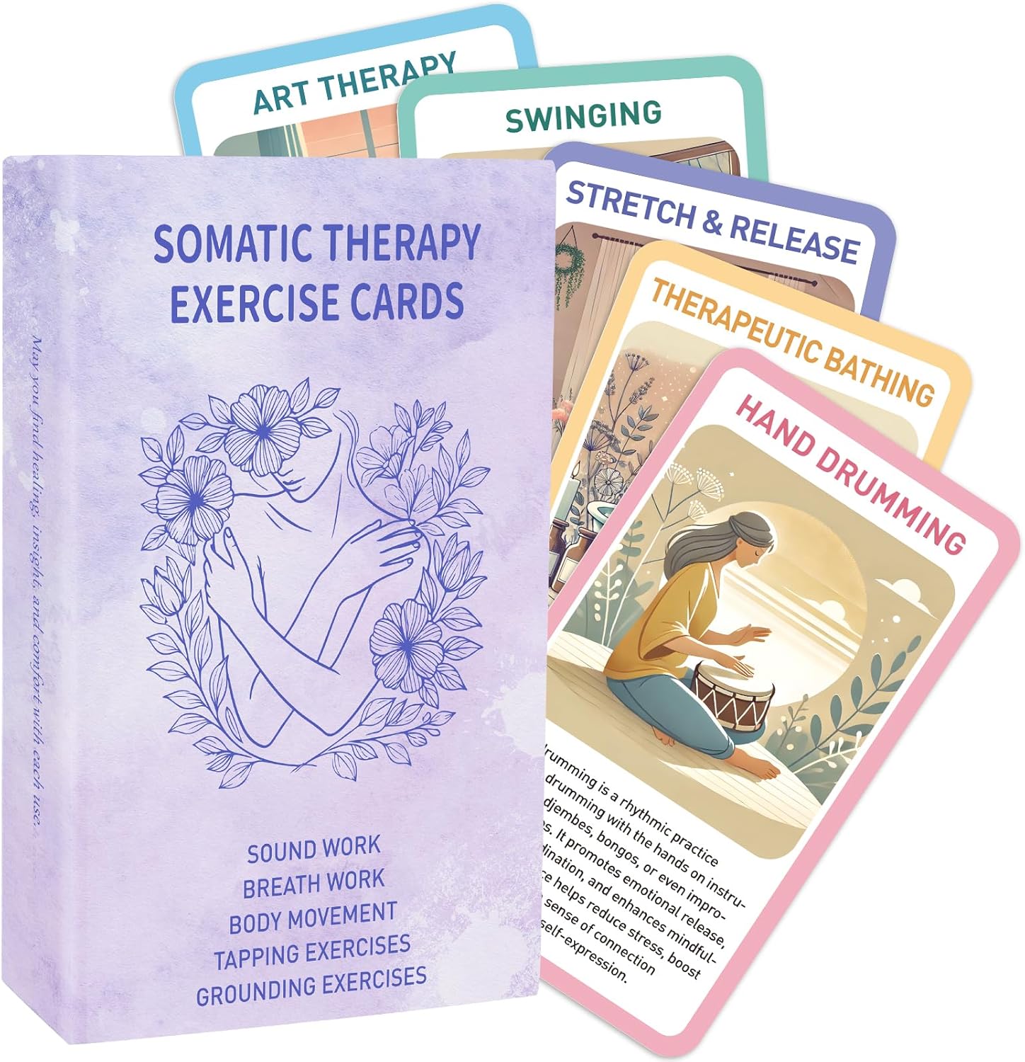 Amazon.com: Somatic Therapy Coping Skill Cards for Nervous System ...