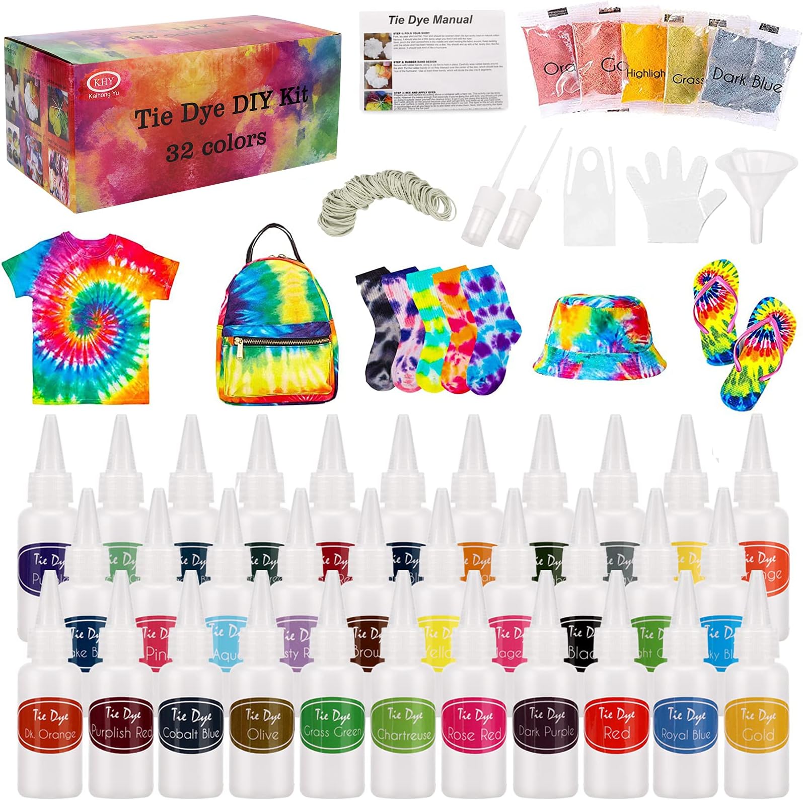 Desire Deluxe Batik-Kit, Set mit 5 Farben Tinte zum Färben von Stoff ...